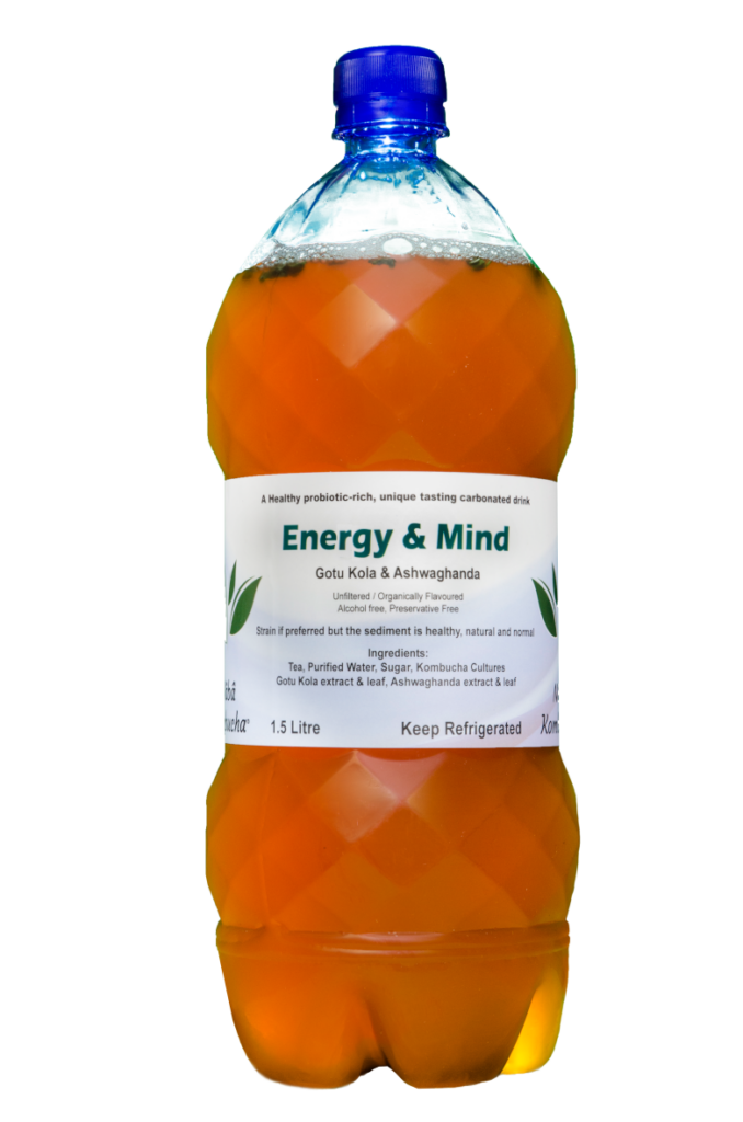 Energy & Mind – Herbal infusion – 1.5L – Unfiltered – Nâbâ Kombucha